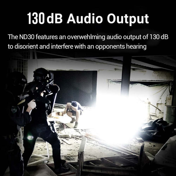 NEXTORCH ND30 Device – 11,000 Lumen, 130dB Tactical Strobe